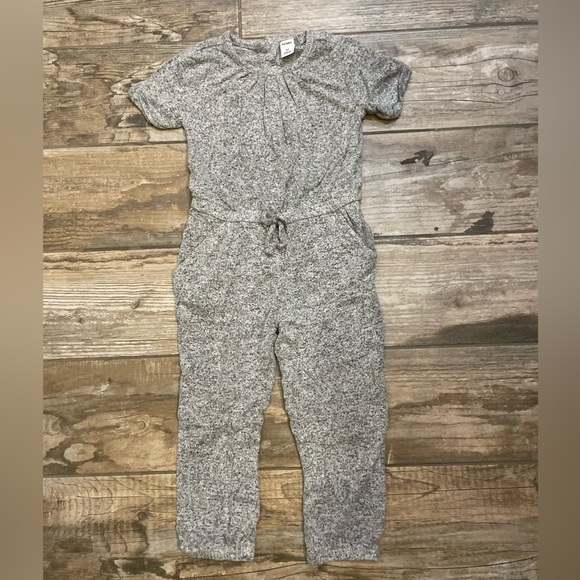 Old Navy | Dresses | Old Navy Gray Short Sleeve Romper | Poshmark